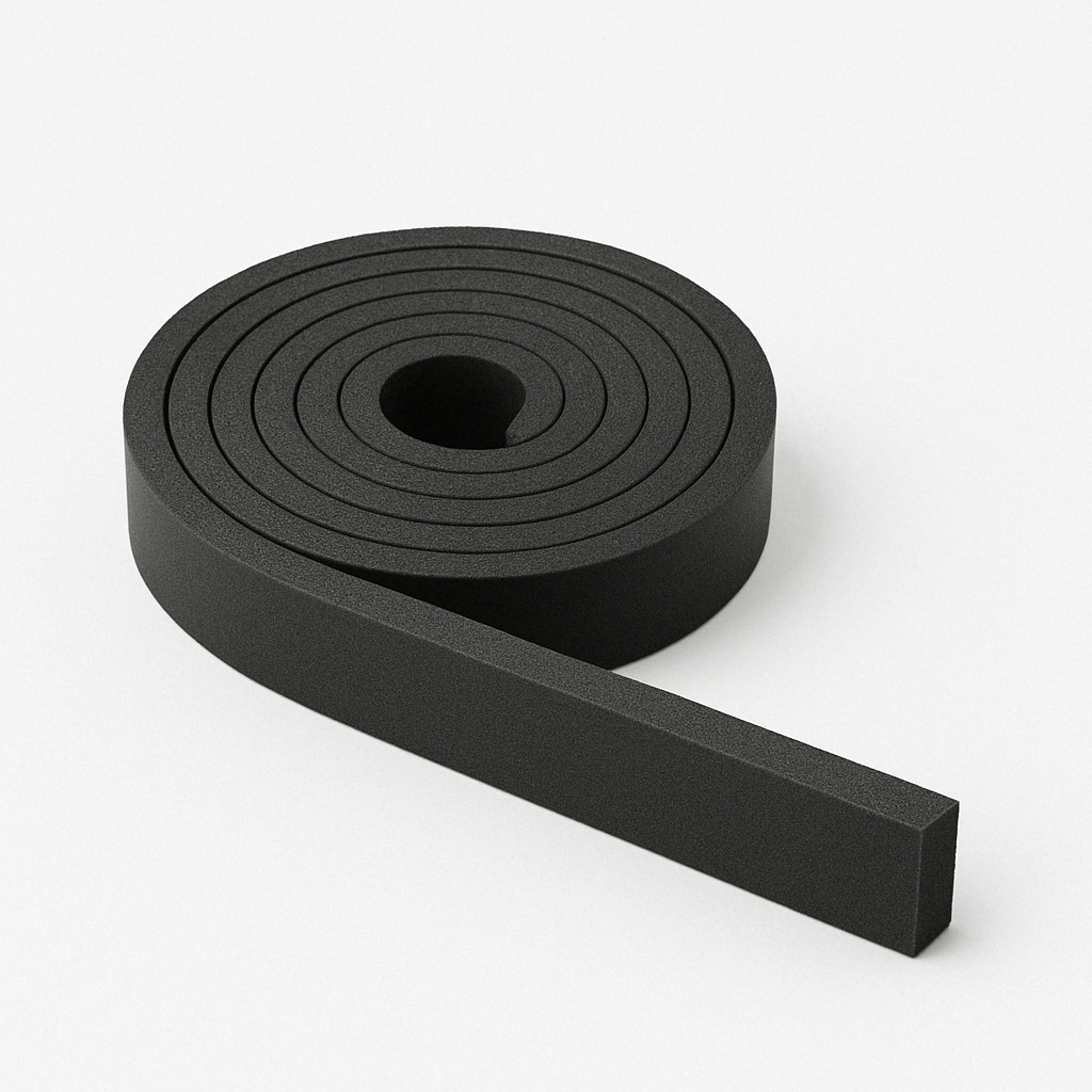Plain Expanded Neoprene Sponge Strip