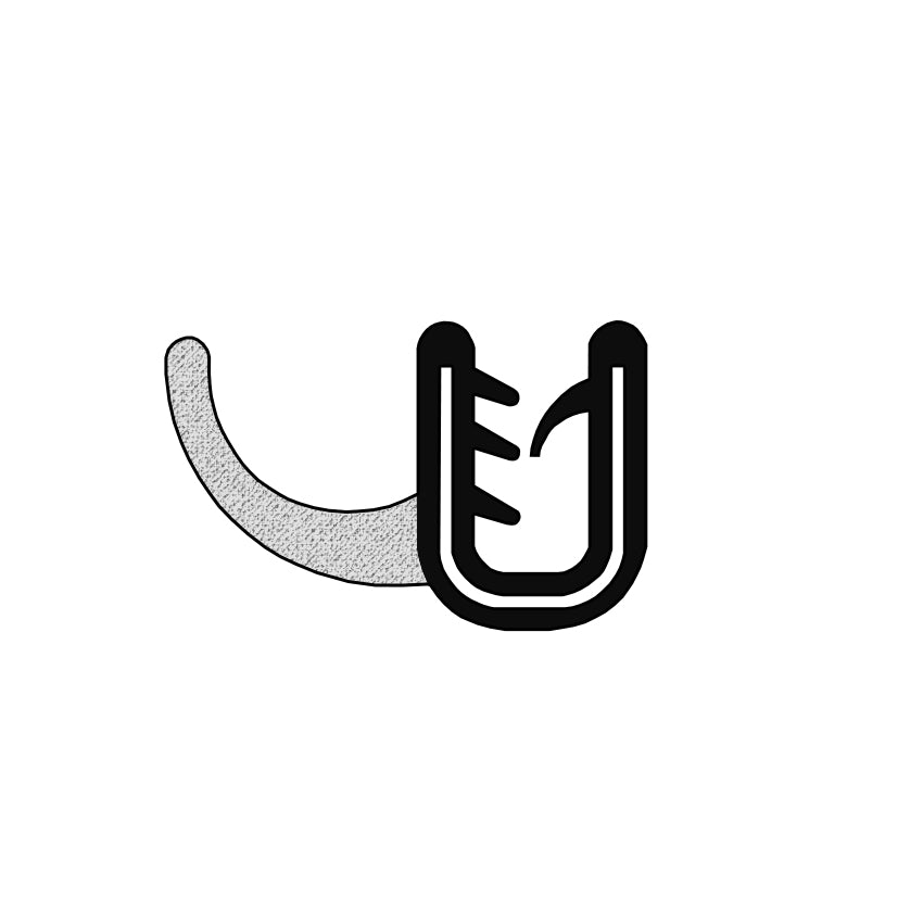 Flexible Self-Grip Rubber Side Seals | EPDM Panel Seals - Rubber Strips UK