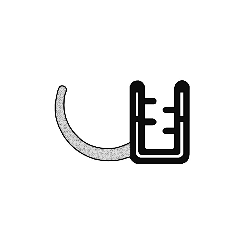 Professional EPDM Rubber Side Seal 1.6-3mm | Heavy-Duty Metal Insert ...