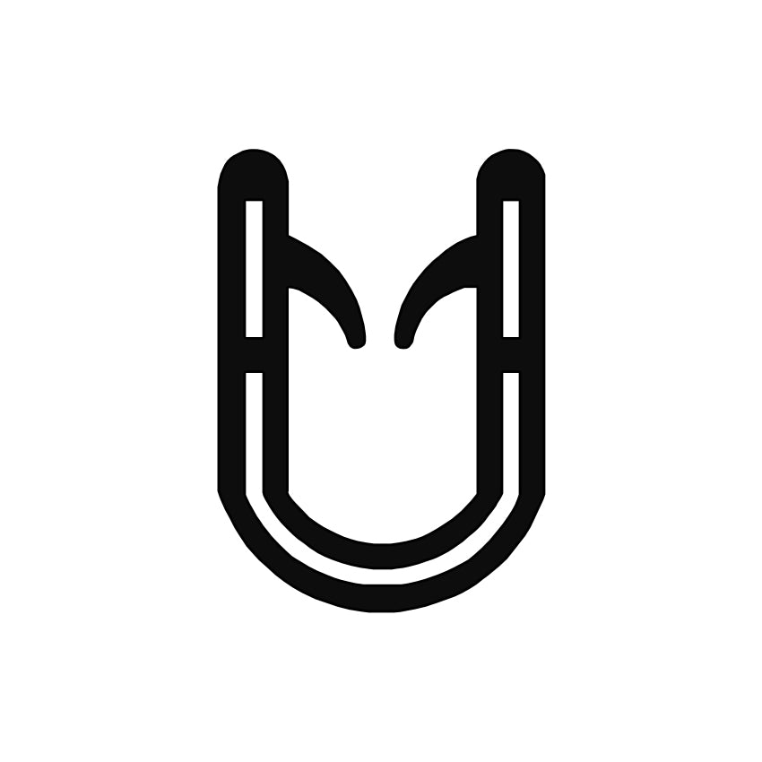 Black PVC Self-Grip Edge Trim 0.14kg - Mid-Weight Metal Insert Per Met