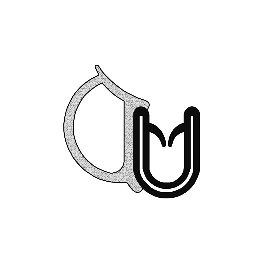 Industrial Black Rubber Side Seal 1.6-3mm | Sponge Metal PVC - Rubber ...
