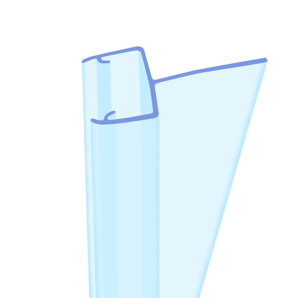 90cm Tapered Shower Seal for Bath and Shower Screens - Easy Fit, No Ad