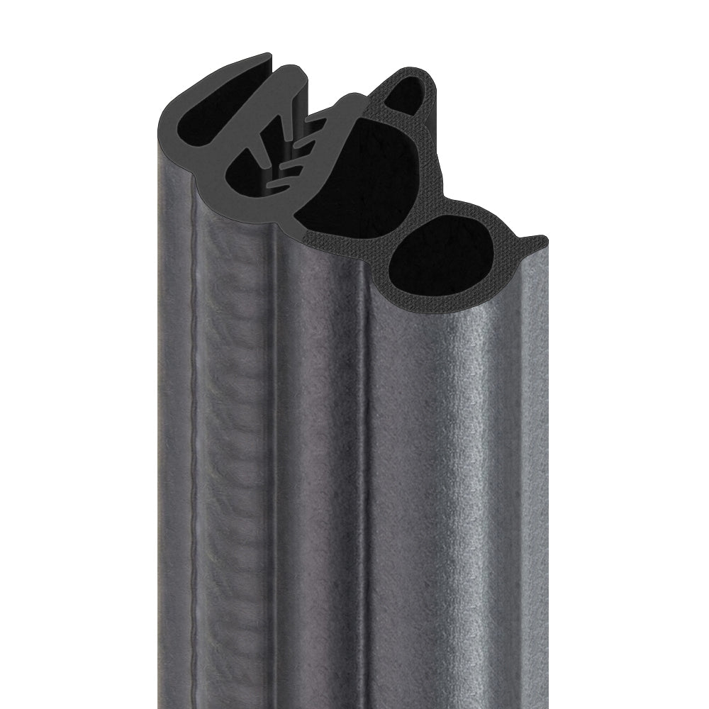 Reusable Edge Trim with Bulb Seal - Fits 1.5mm to 3mm Panels