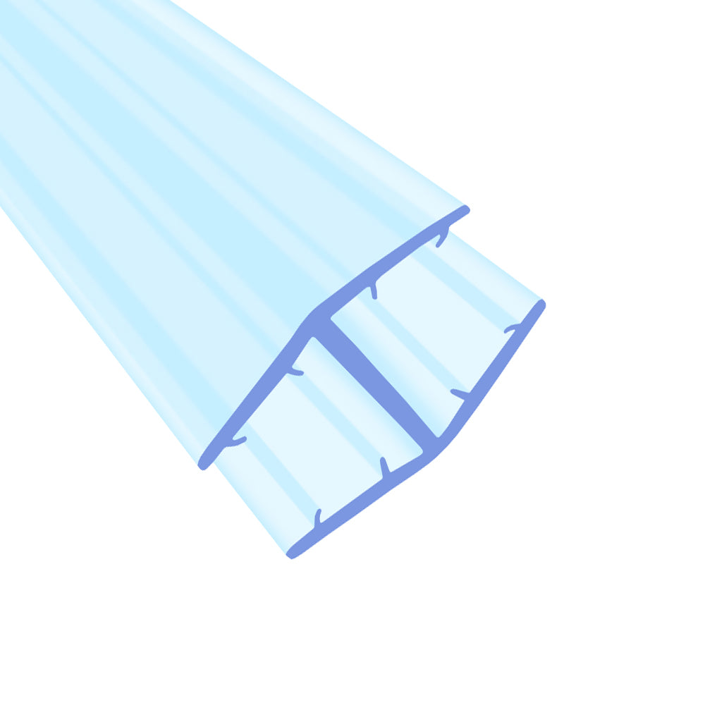 2m Vertical Glass Joiner for 10-12mm Panels – Perfect for Partitions a